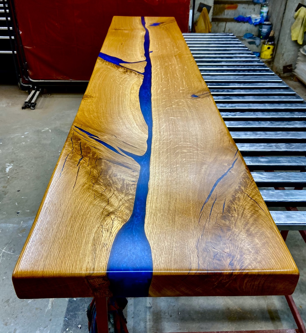 The Creation of A River Table - George Apap Painting